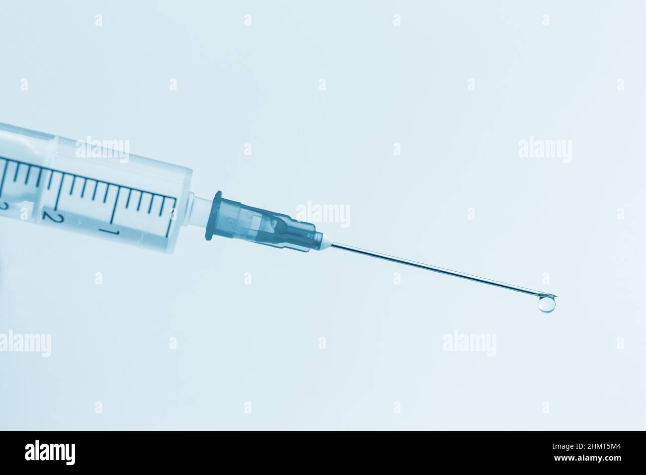 disposable syringe with drip injection solution Stock Photo - Alamy