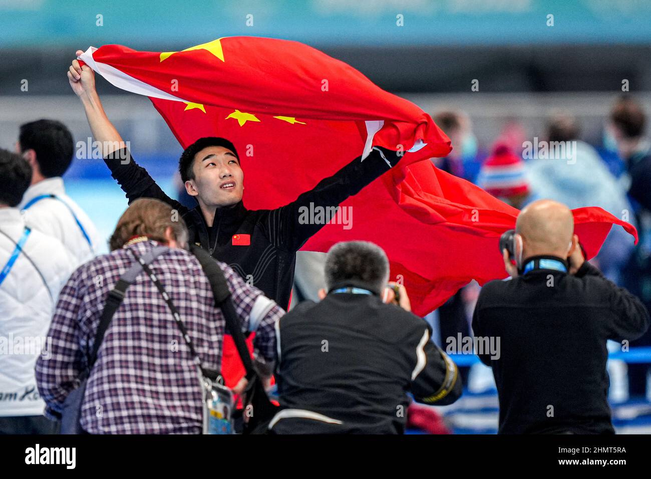 BEIJING, CHINA - FEBRUARY 12: Tingyu Gao of China winner of the gold ...