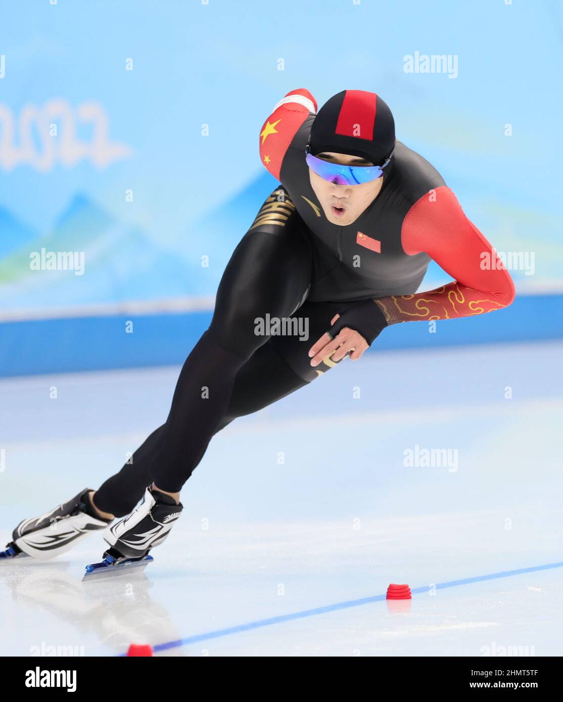 Beijing, China. 12th Feb, 2022. Gao Tingyu of China competes during the ...