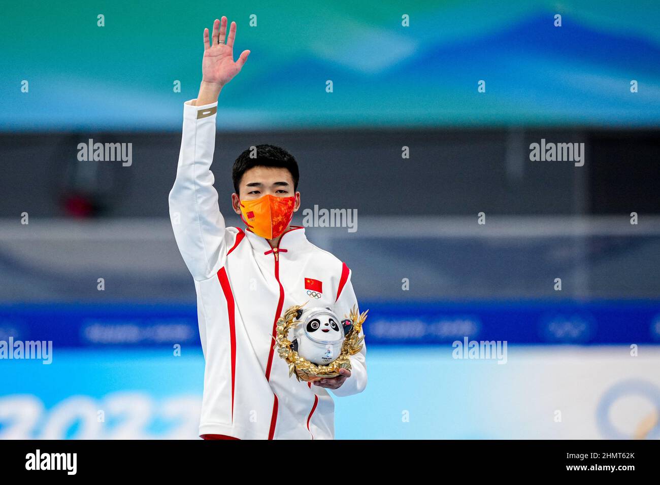 BEIJING, CHINA - FEBRUARY 12: Tingyu Gao of China winner of the gold ...