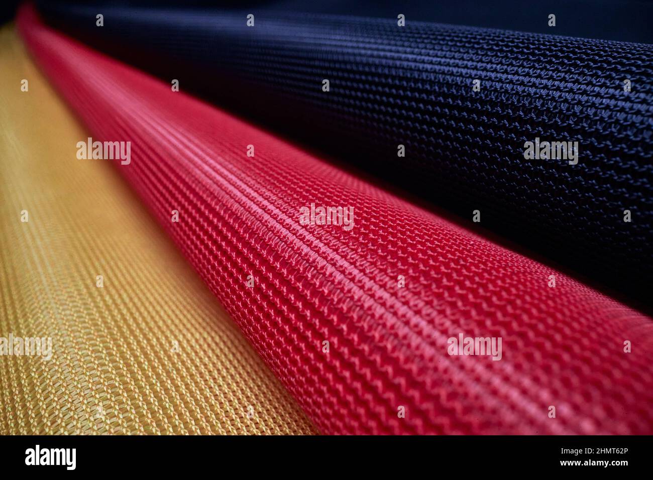 Flag of Germany close up.Flag banner background Stock Photo - Alamy