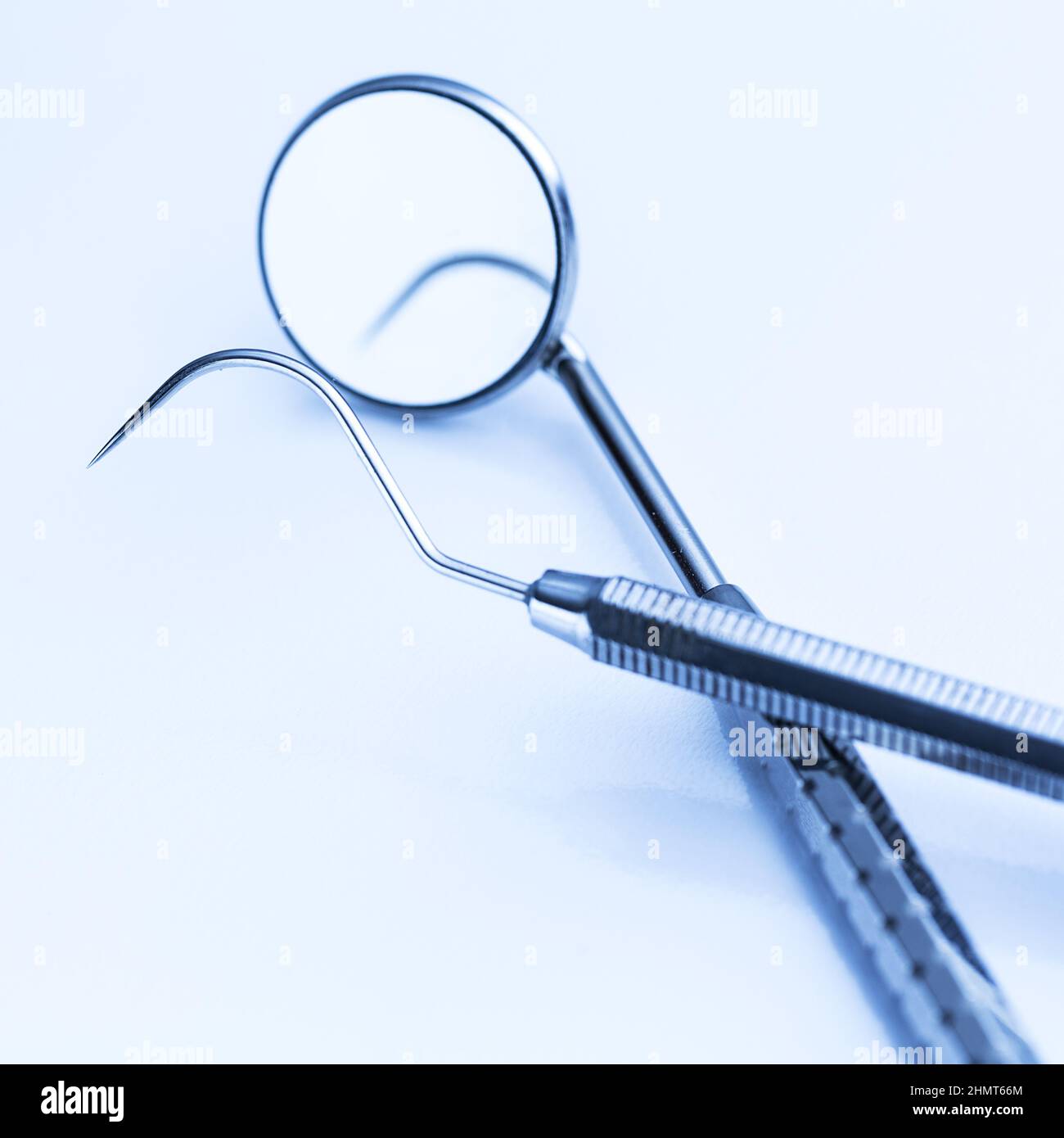 Set of dental tools for Tooth prevention Stock Photo - Alamy