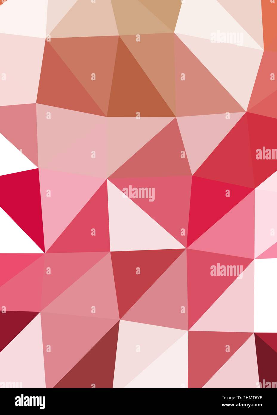 Abstract Low Polygon color Generative Art background illustration Stock ...