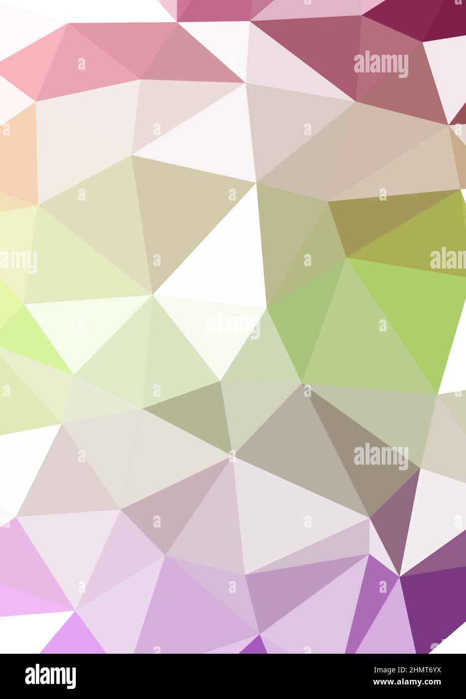 Abstract Low Polygon color Generative Art background illustration Stock Vector Image & Art - Alamy