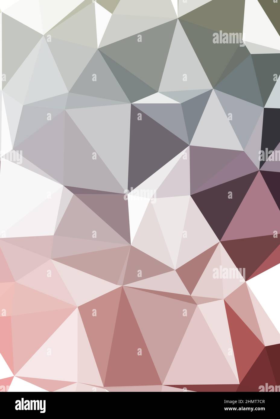 Abstract Low Polygon color Generative Art background illustration Stock ...