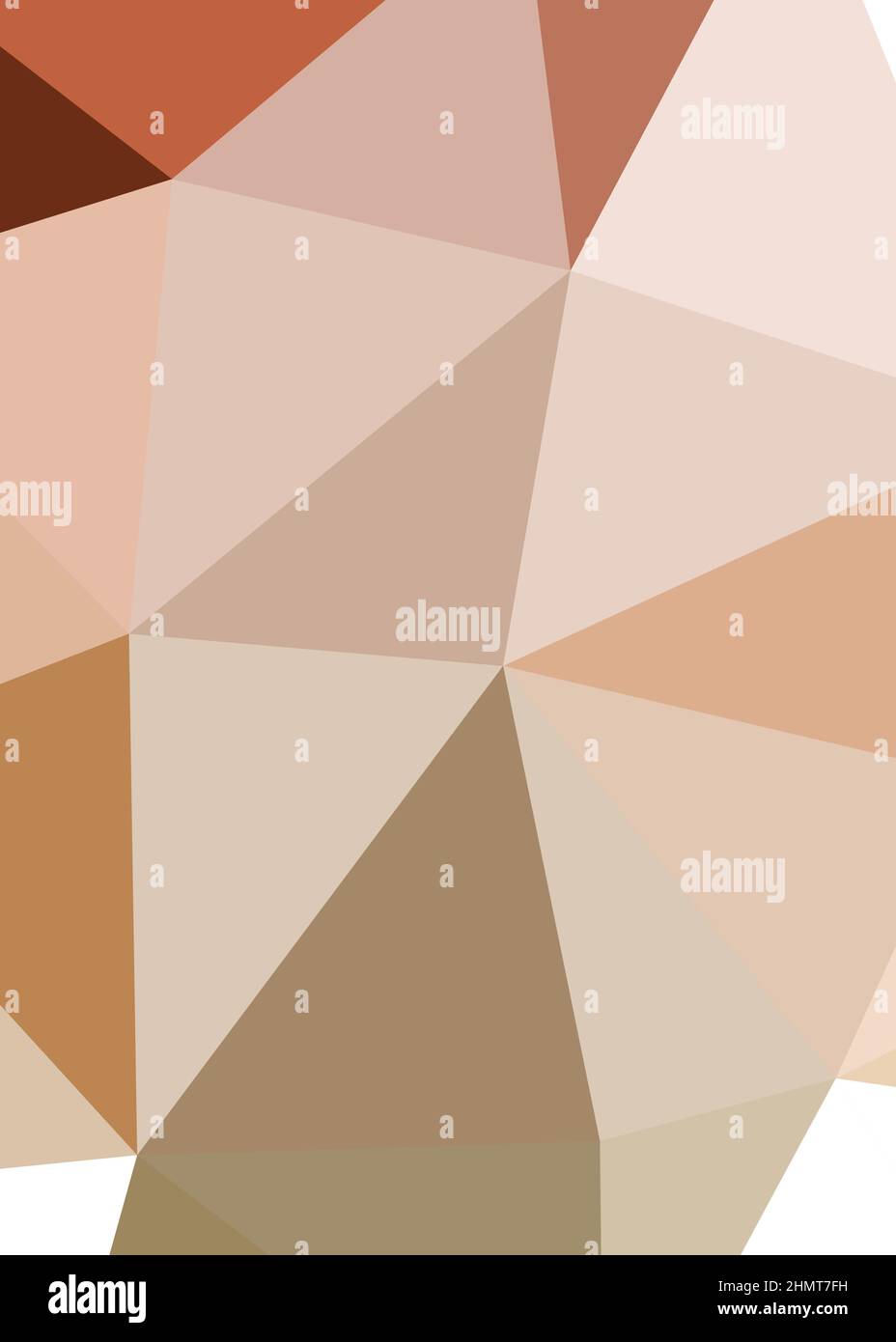 Abstract Low Polygon color Generative Art background illustration Stock ...