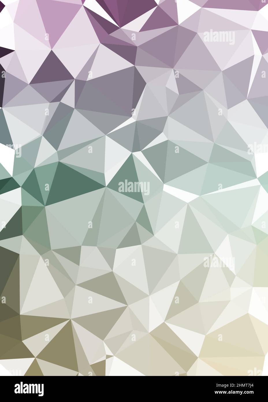 Abstract Low Polygon color Generative Art background illustration Stock ...