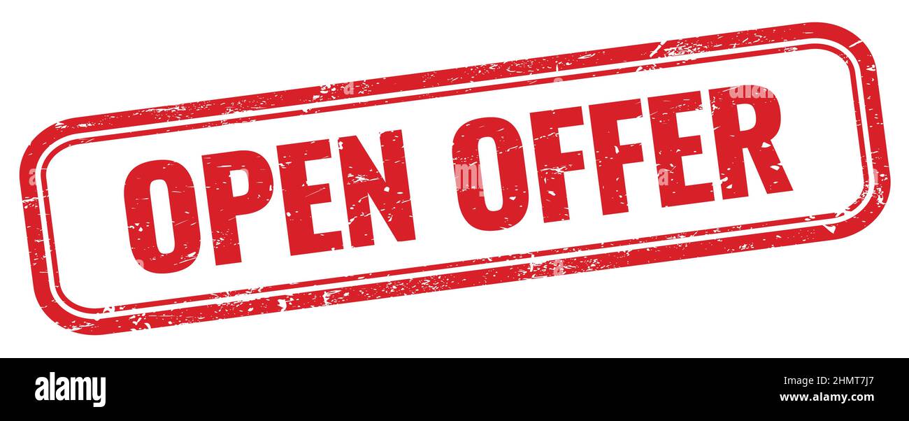 Open offer stamp hi-res stock photography and images - Alamy