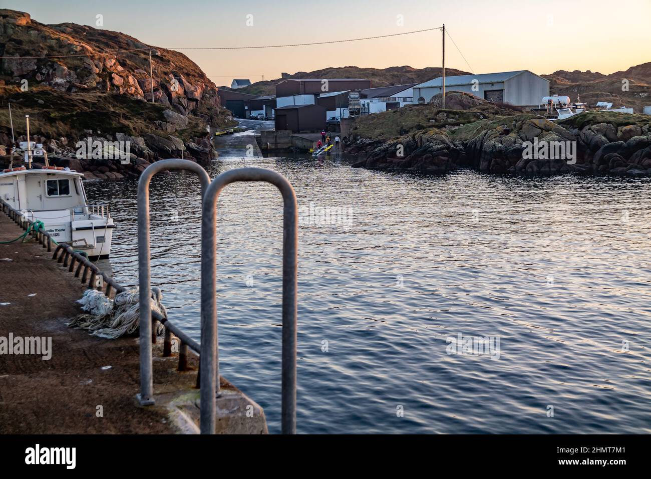 The harbour of Kincasslagh in County Donegal - Ireland Stock Photo - Alamy