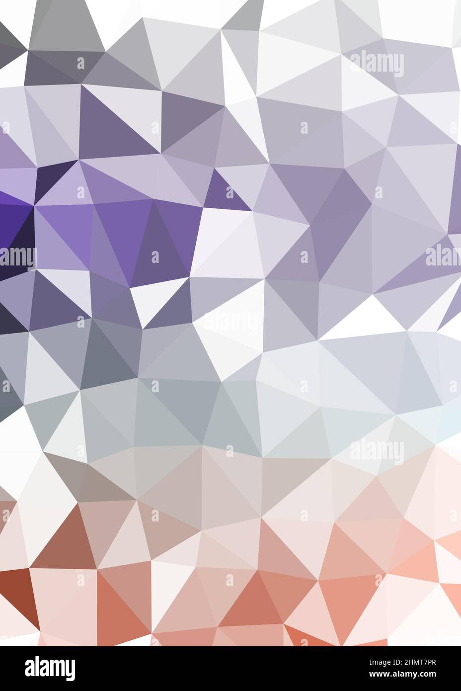 Abstract Low Polygon color Generative Art background illustration Stock ...