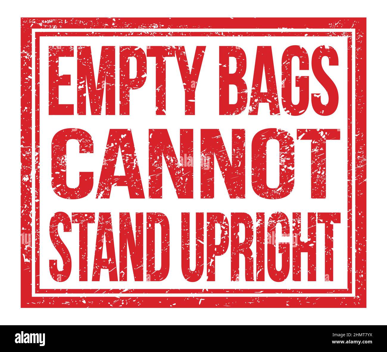 Empty bags cannot stand upright hi-res stock photography and images - Alamy