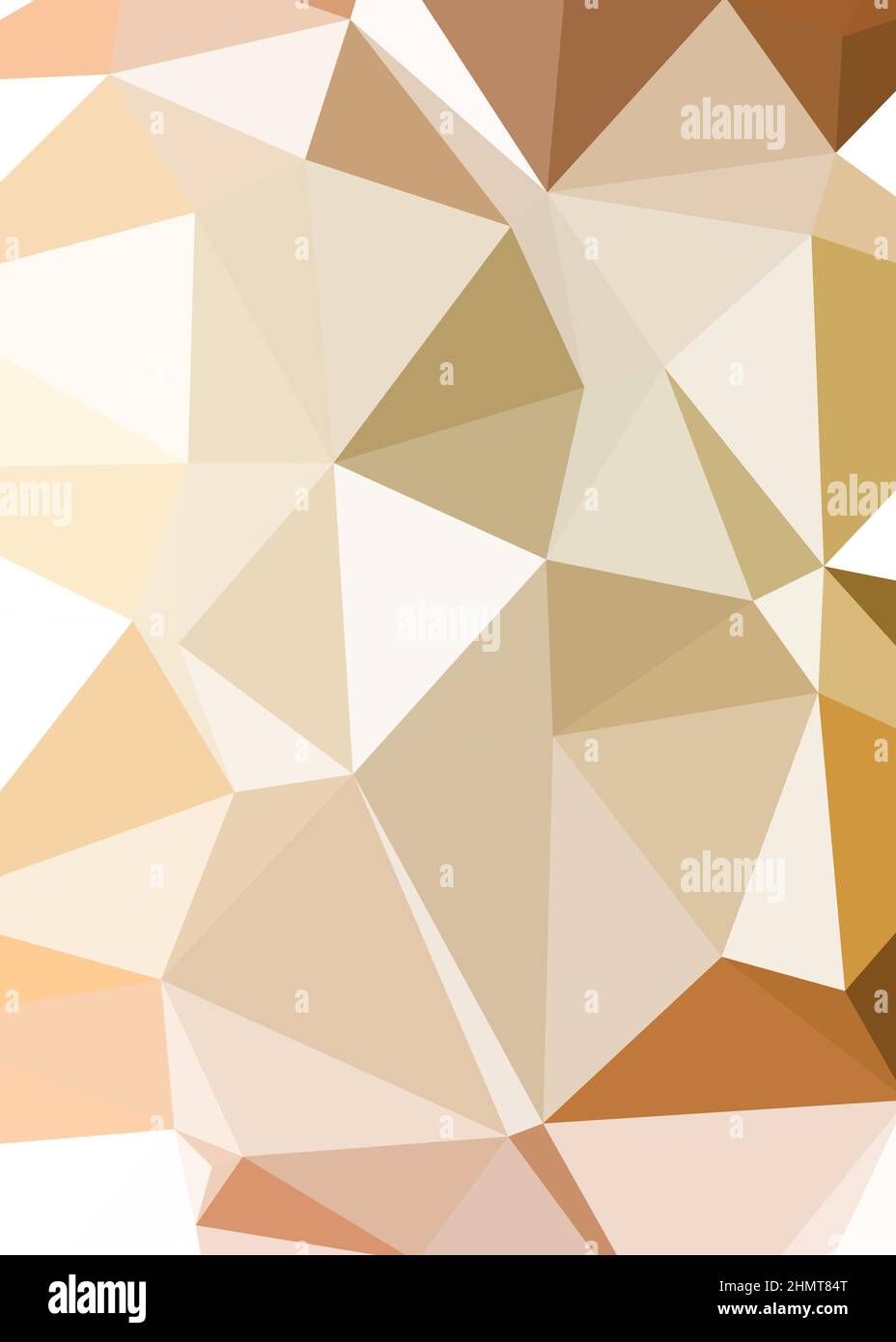 Abstract Low Polygon color Generative Art background illustration Stock ...