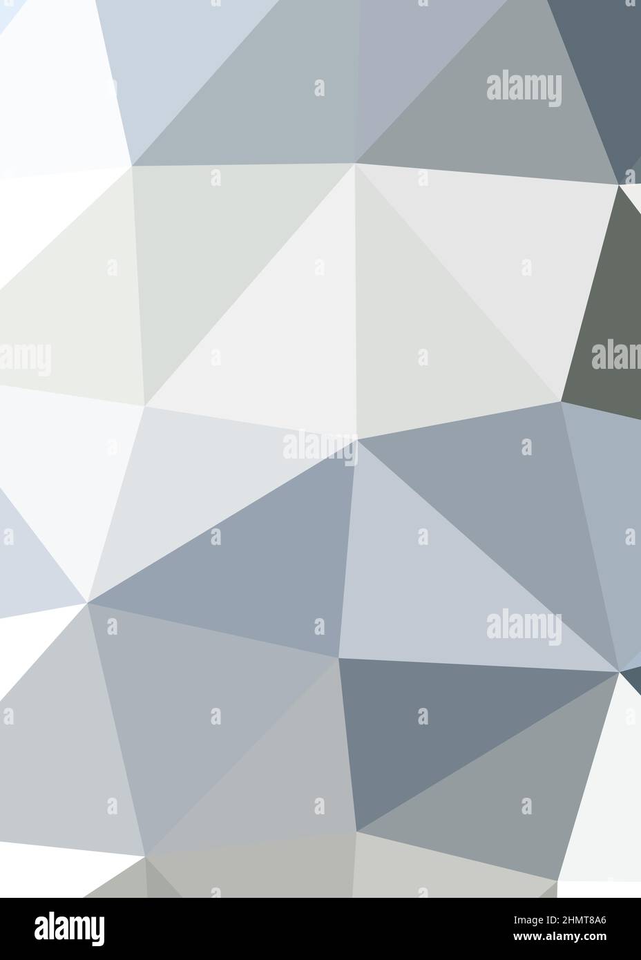 Abstract Low Polygon color Generative Art background illustration Stock ...