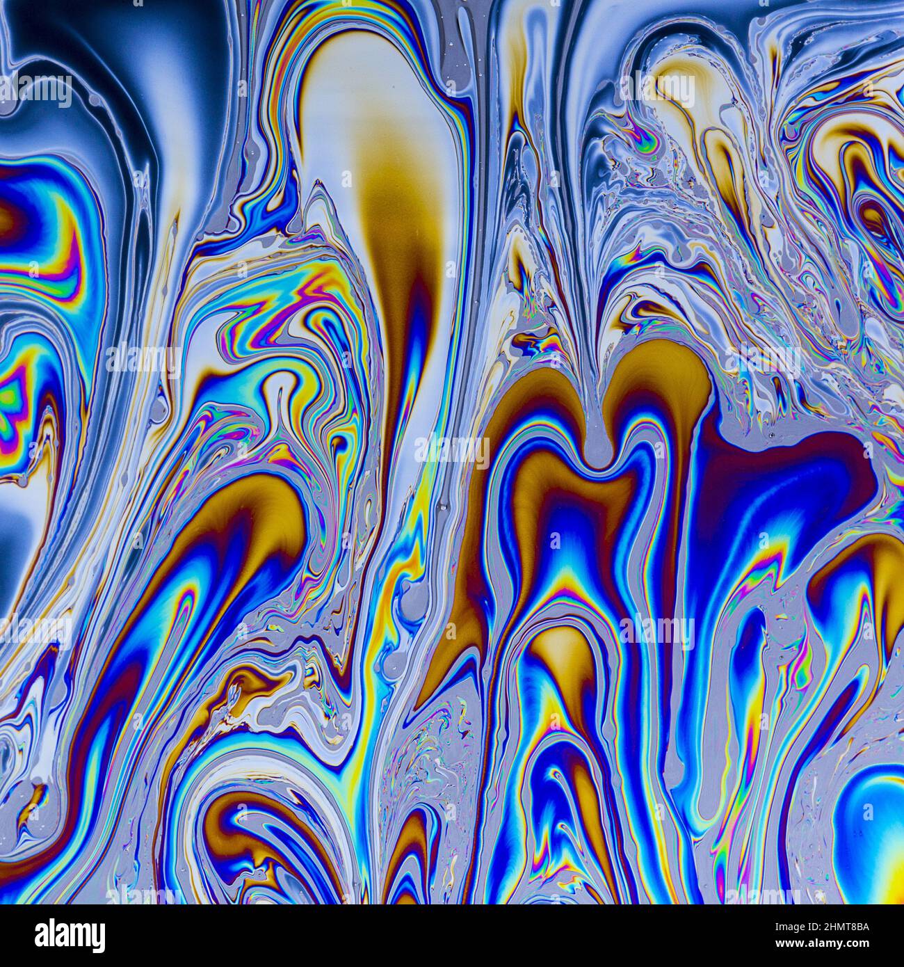 Rainbow colors created a abstakt soap film, soap bubble, background ...