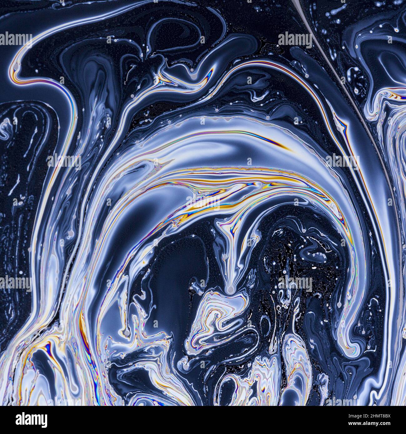 Rainbow colors created a abstakt soap film, soap bubble, background ...