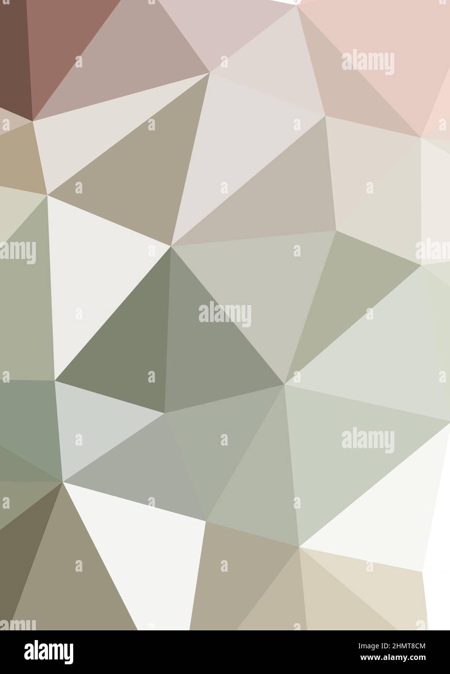 Abstract Low Polygon color Generative Art background illustration Stock ...