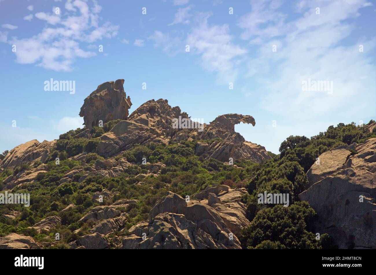 Palau, Sardinia, Italy. The Bear's Rock Stock Photo - Alamy
