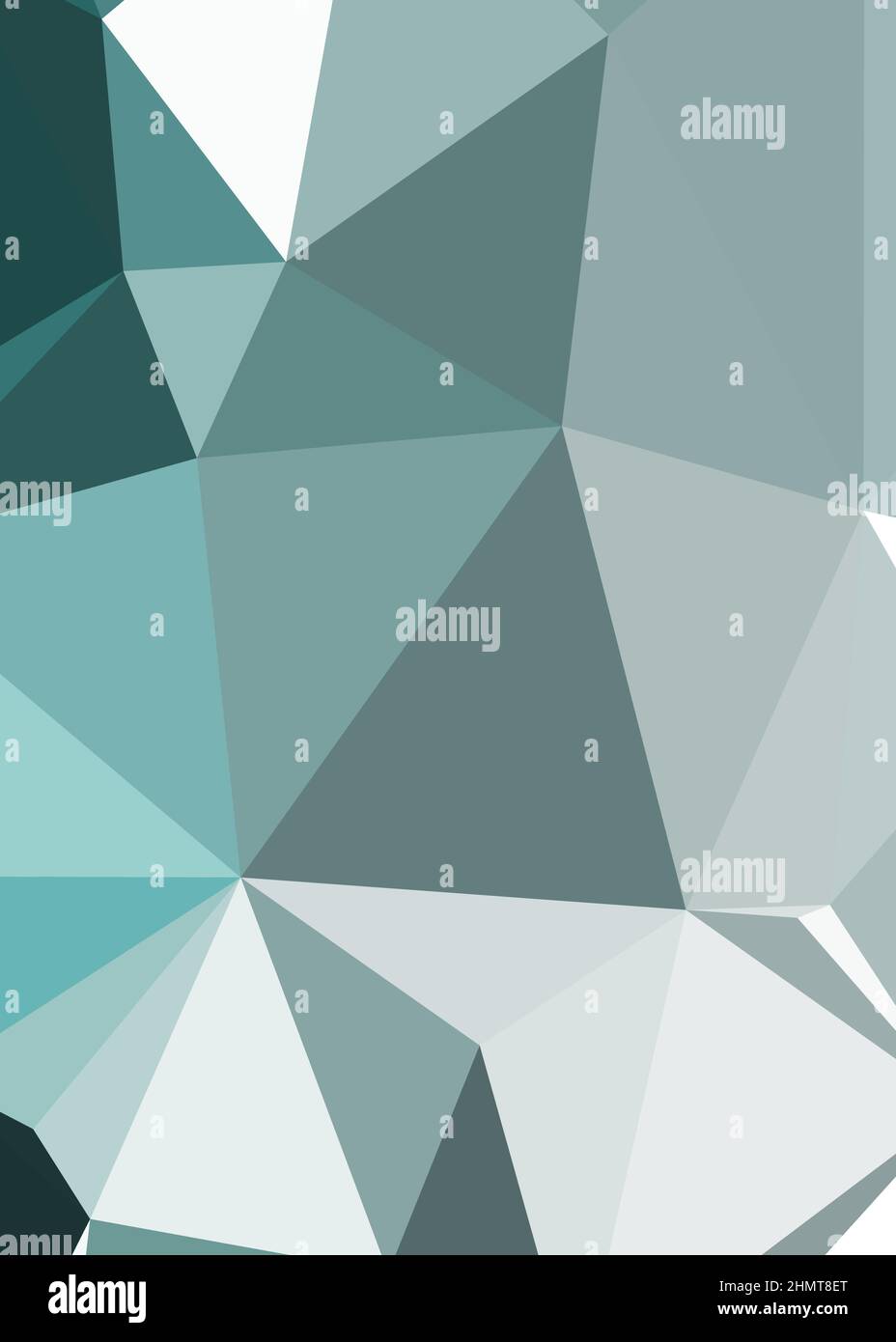 Abstract Low Polygon color Generative Art background illustration Stock ...