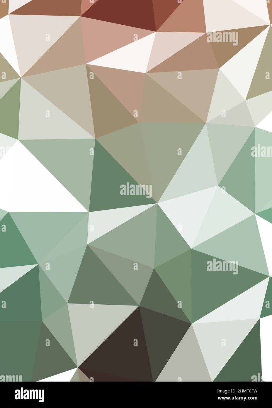 Abstract Low Polygon color Generative Art background illustration Stock ...