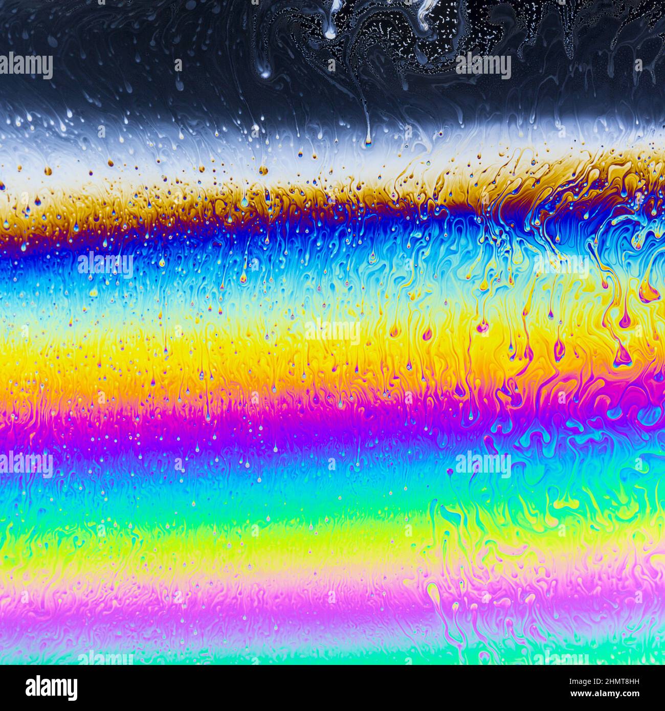 Rainbow colors created a abstakt soap film, soap bubble, background ...