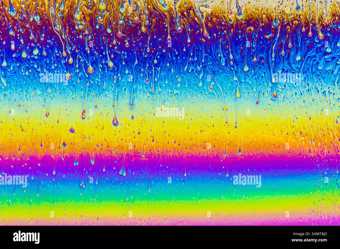 Rainbow colors created a abstakt soap film, soap bubble, background ...