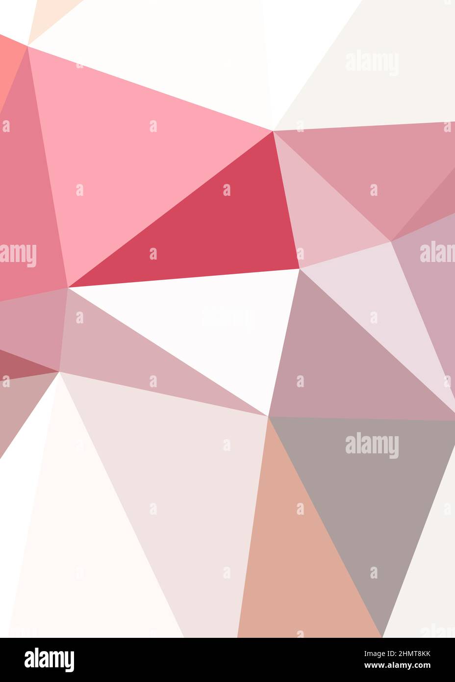 Abstract Low Polygon color Generative Art background illustration Stock ...