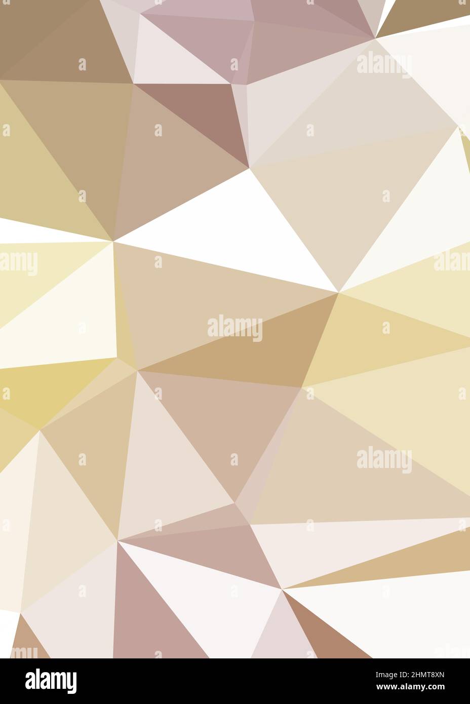 Abstract Low Polygon color Generative Art background illustration Stock ...