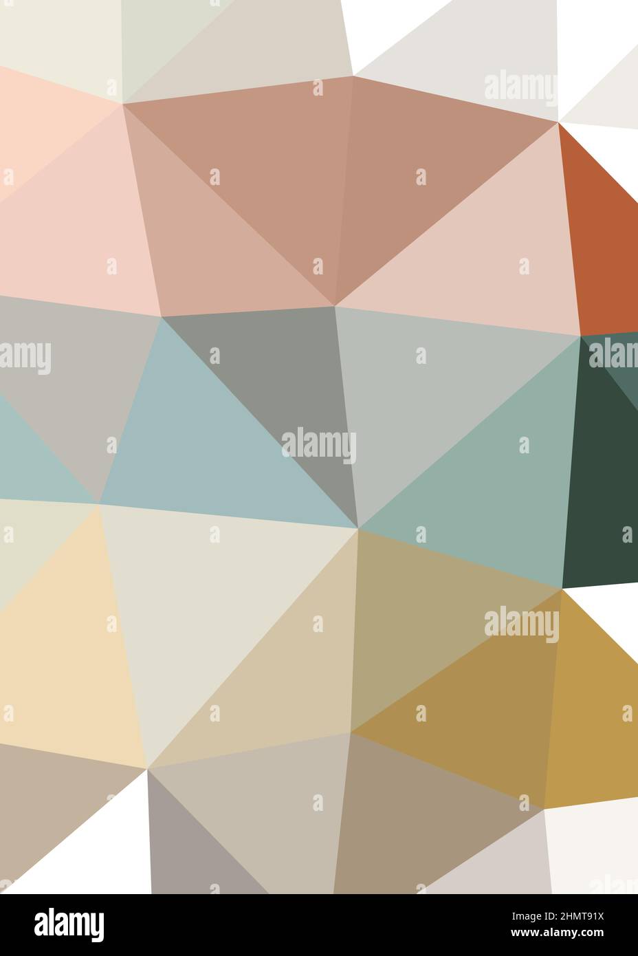 Abstract Low Polygon color Generative Art background illustration Stock Vector Image & Art - Alamy