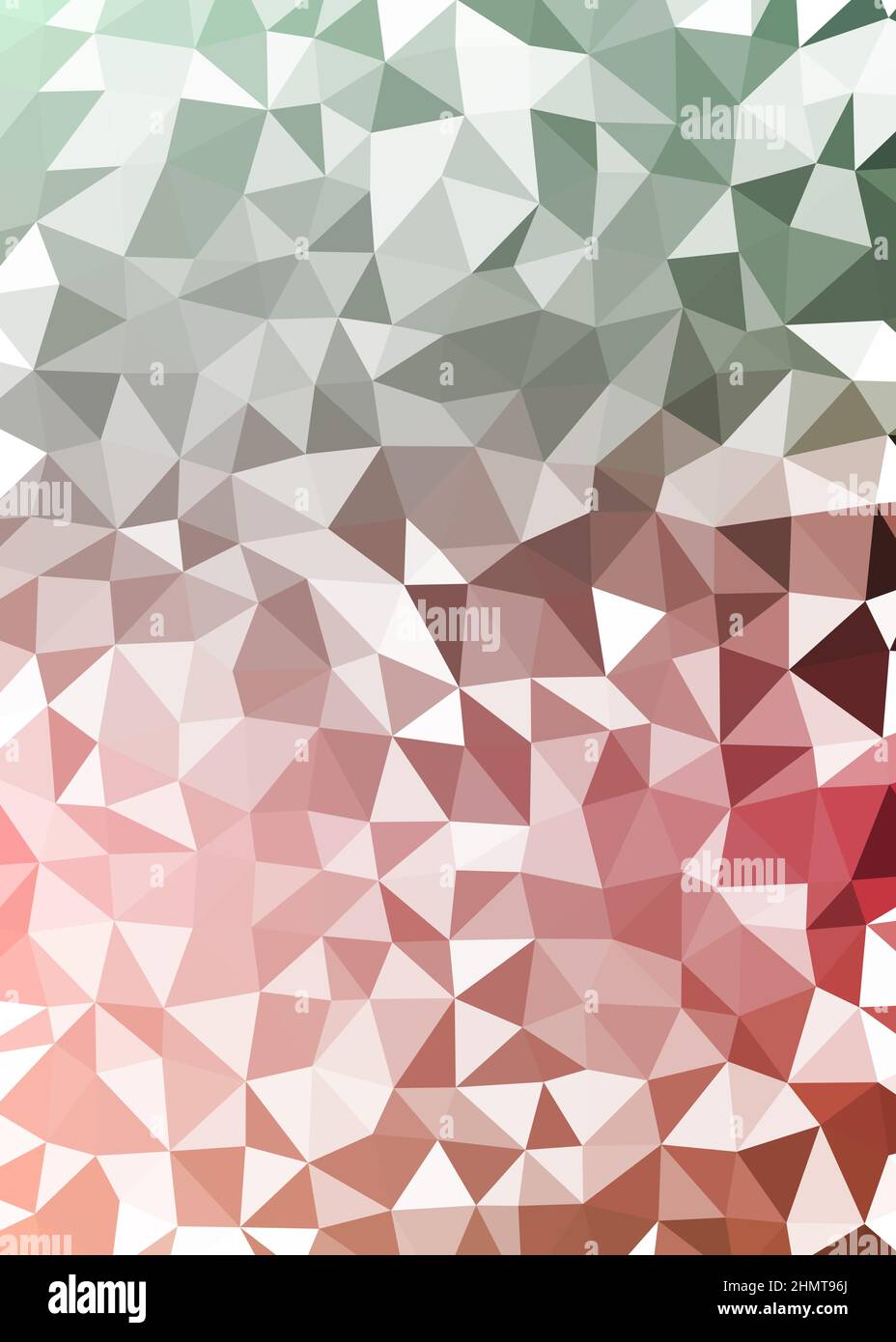 Abstract Low Polygon color Generative Art background illustration Stock ...