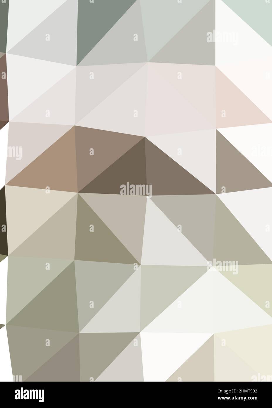 Abstract Low Polygon color Generative Art background illustration Stock ...
