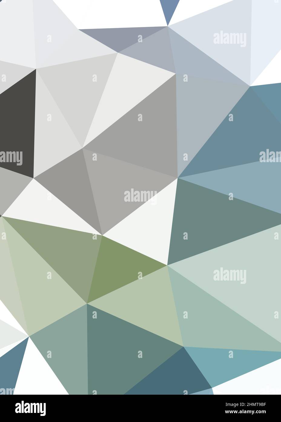 Abstract Low Polygon color Generative Art background illustration Stock ...