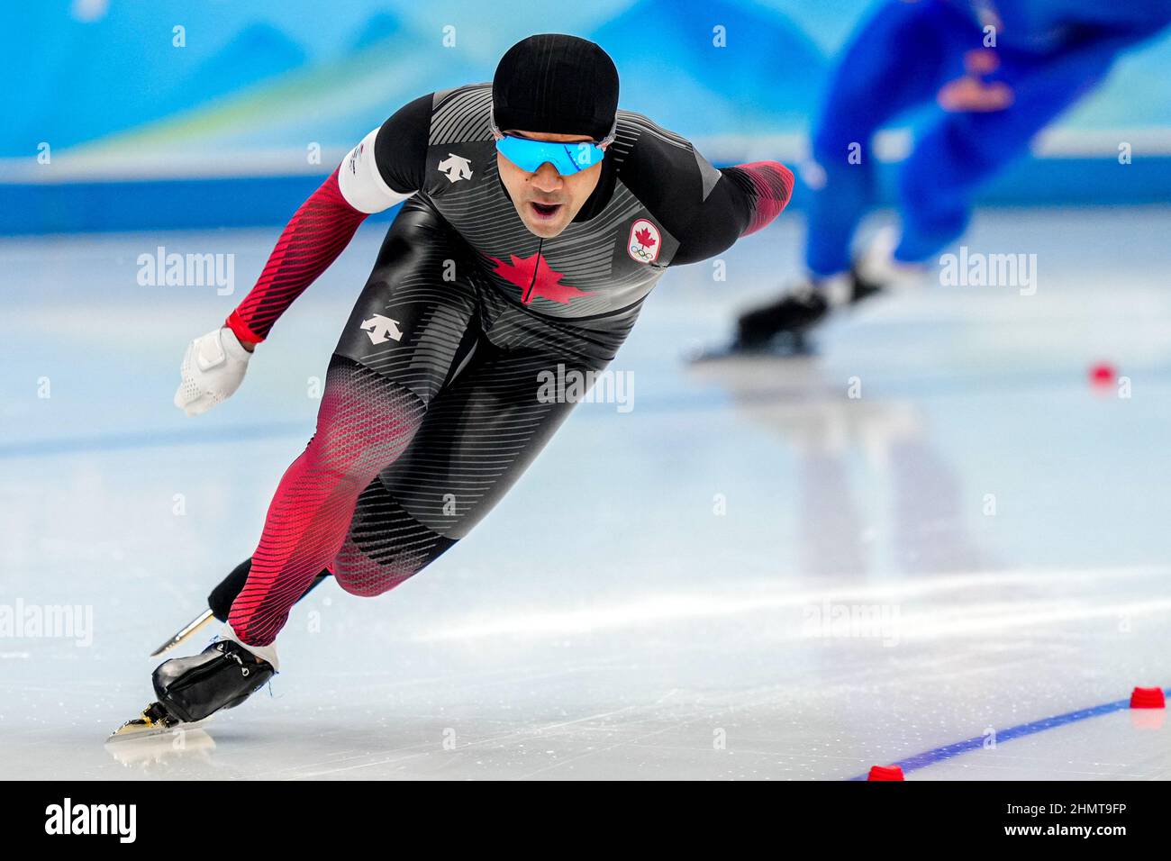 BEIJING, CHINA - FEBRUARY 12: Gilmore Junio of Canada competing on the ...