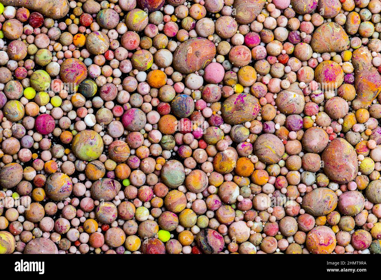 Acrylic colors mixed Stock Photo - Alamy