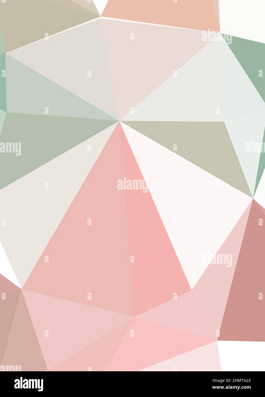 Abstract Low Polygon color Generative Art background illustration Stock ...