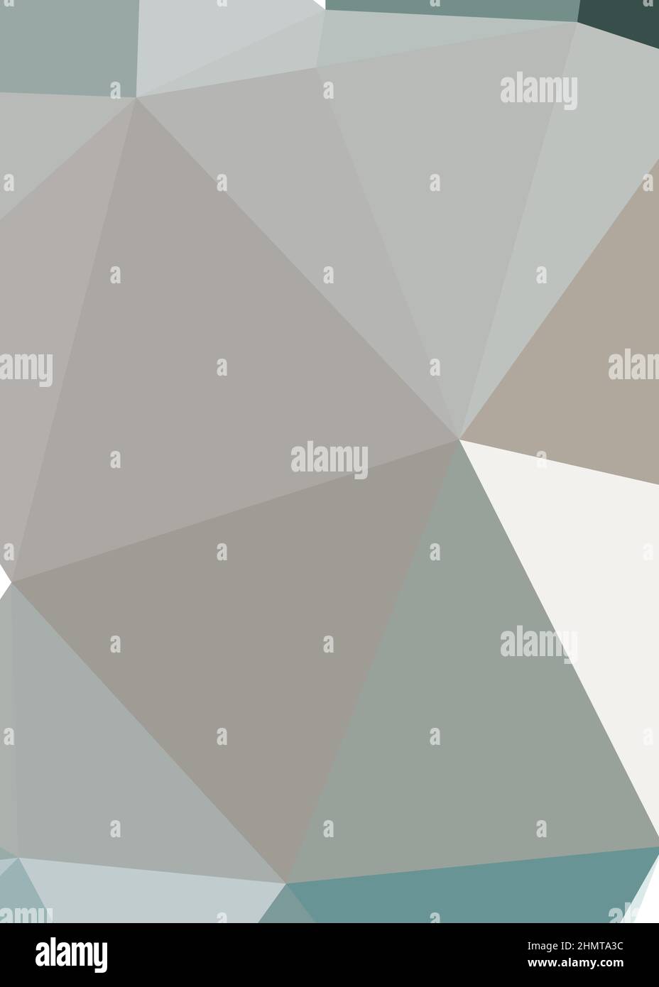 Abstract Low Polygon color Generative Art background illustration Stock ...