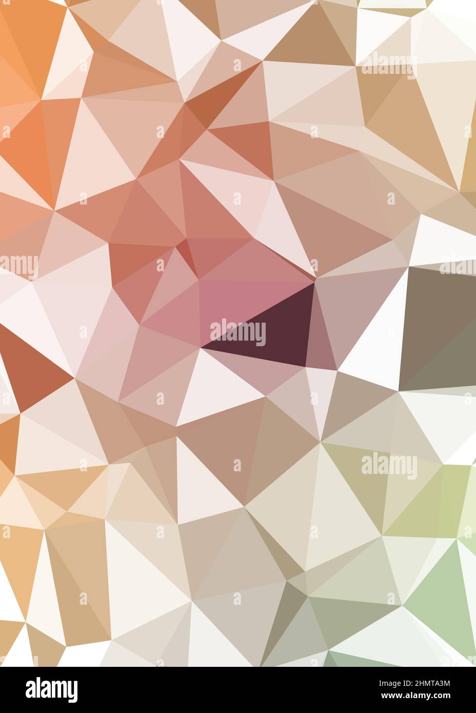 Abstract Low Polygon color Generative Art background illustration Stock ...