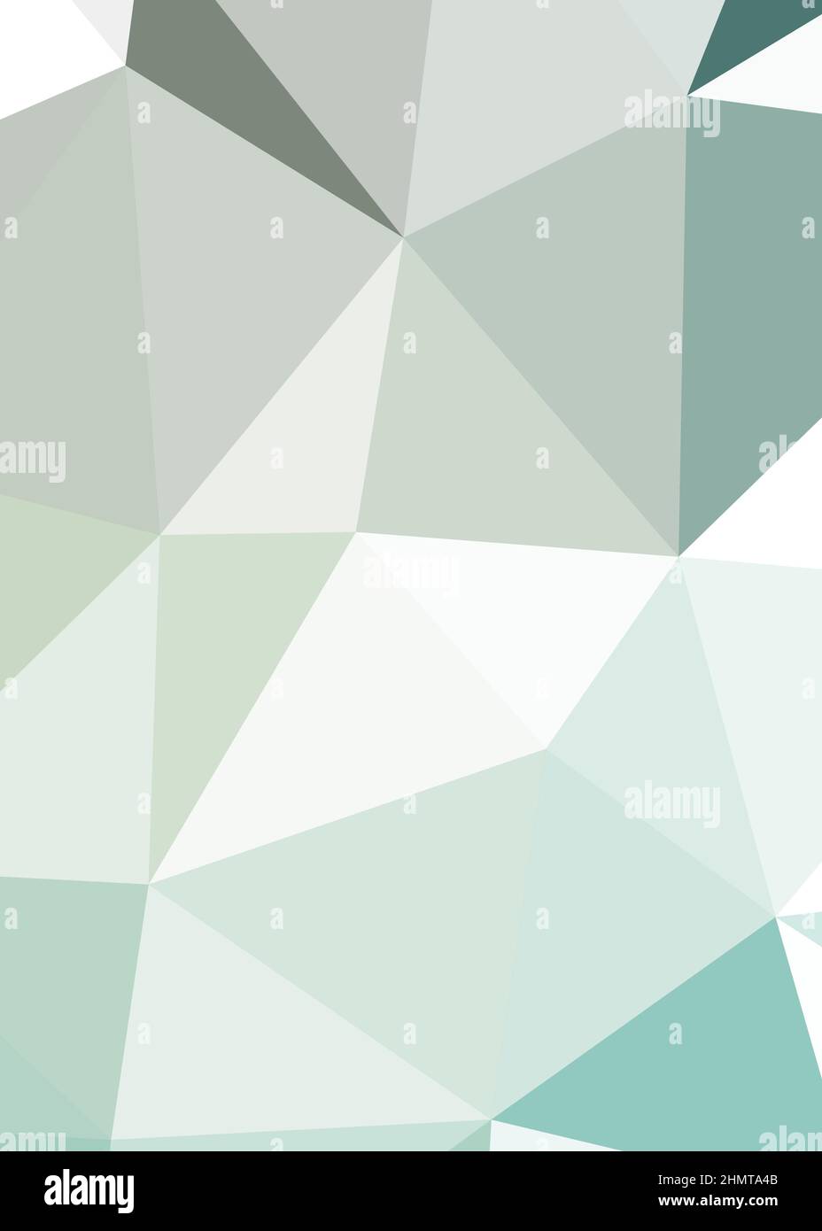 Abstract Low Polygon color Generative Art background illustration Stock ...