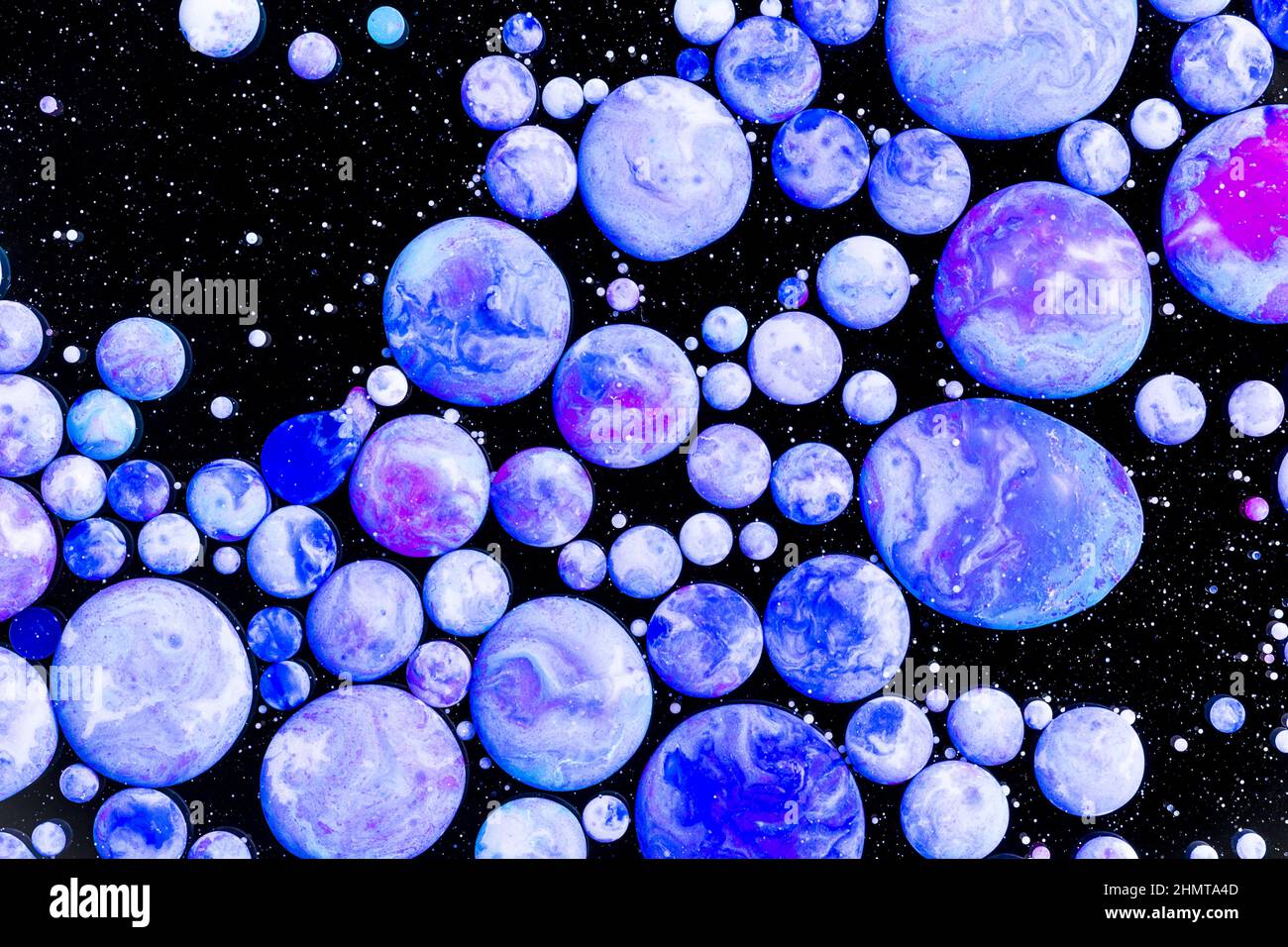 Abstract and colorful acrylic painting with texture details hi-res ...