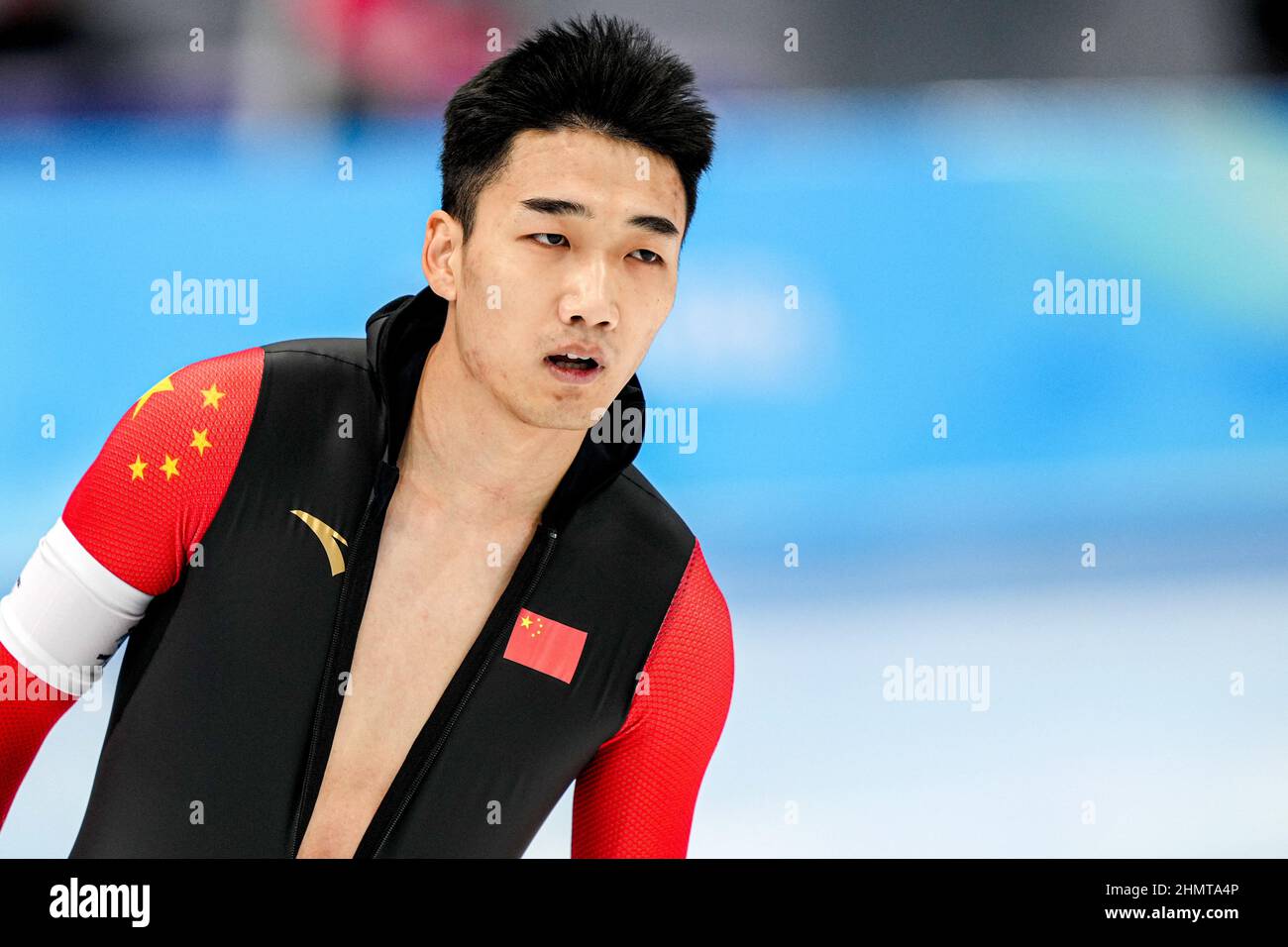 BEIJING, CHINA - FEBRUARY 12: Tingyu Gao of China competing on the Men ...