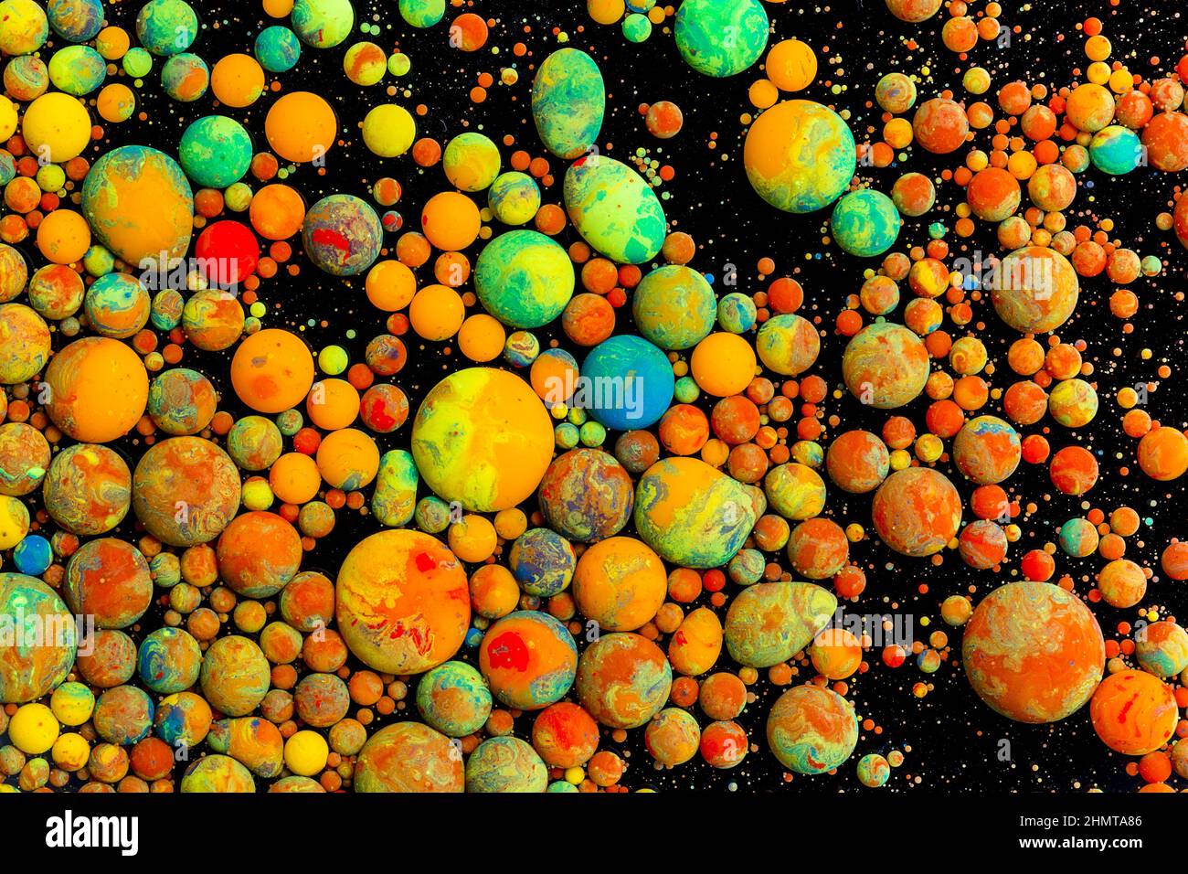 Abstract multicolored oil painting hi-res stock photography and images ...