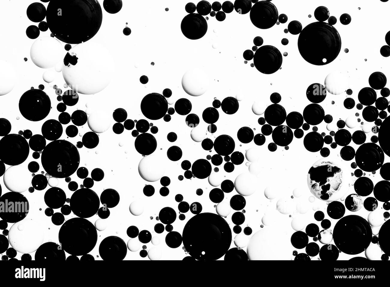 black and white Acrylic color bullets Stock Photo - Alamy