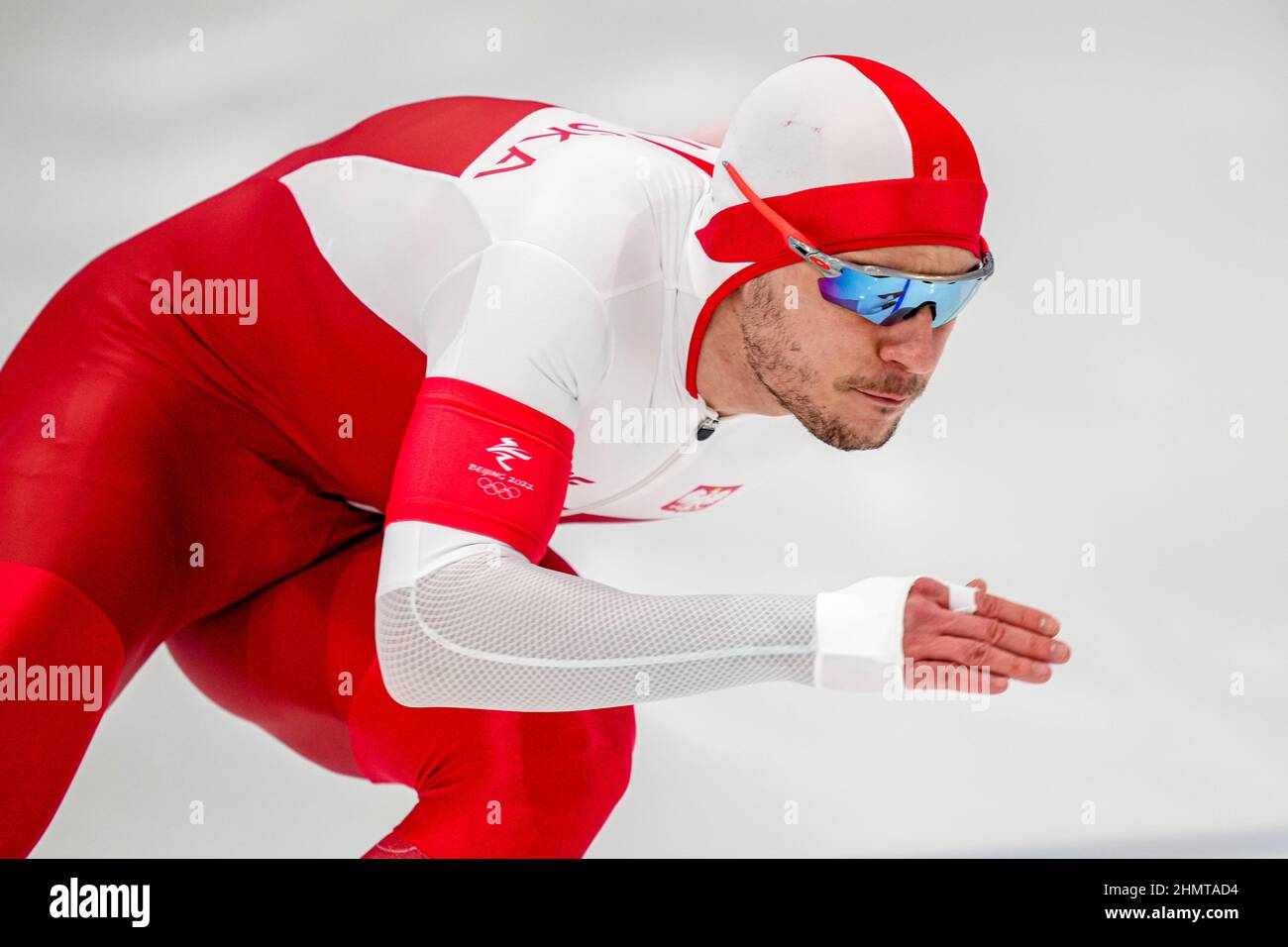 BEIJING, CHINA - FEBRUARY 12: Piotr Michalski of Poland competing on ...