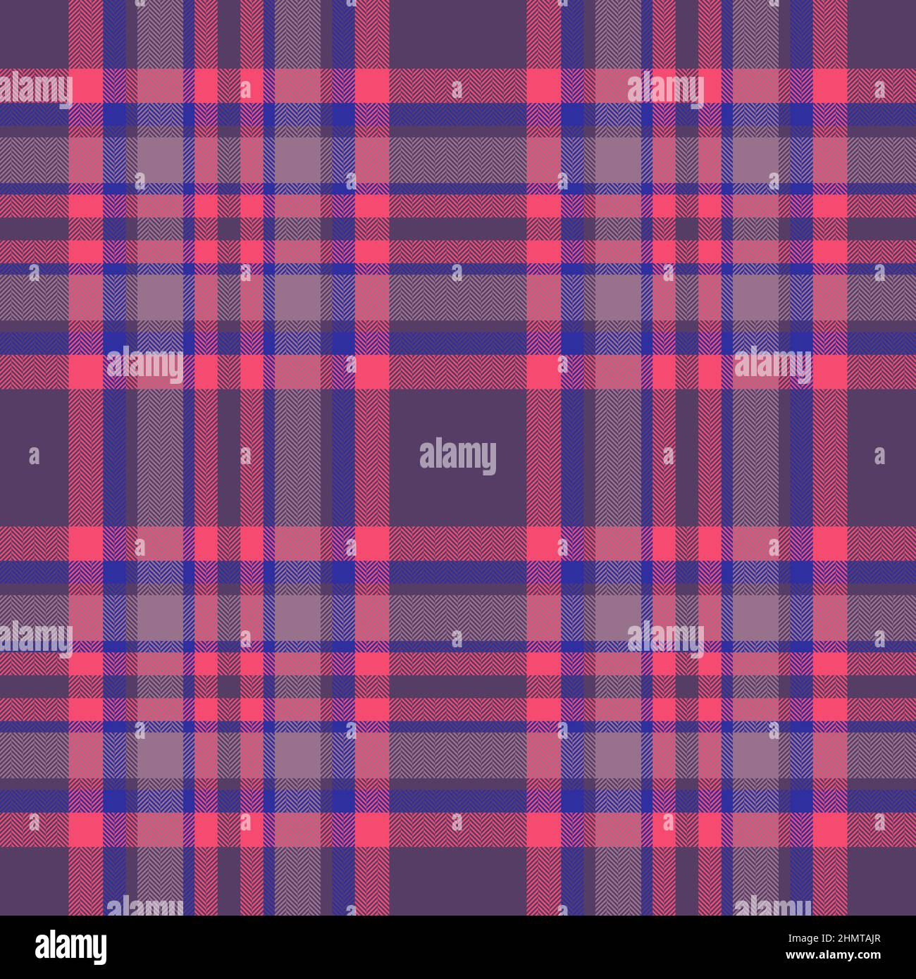 Plaid seamless pattern in pink. Check fabric texture. Vector textile ...