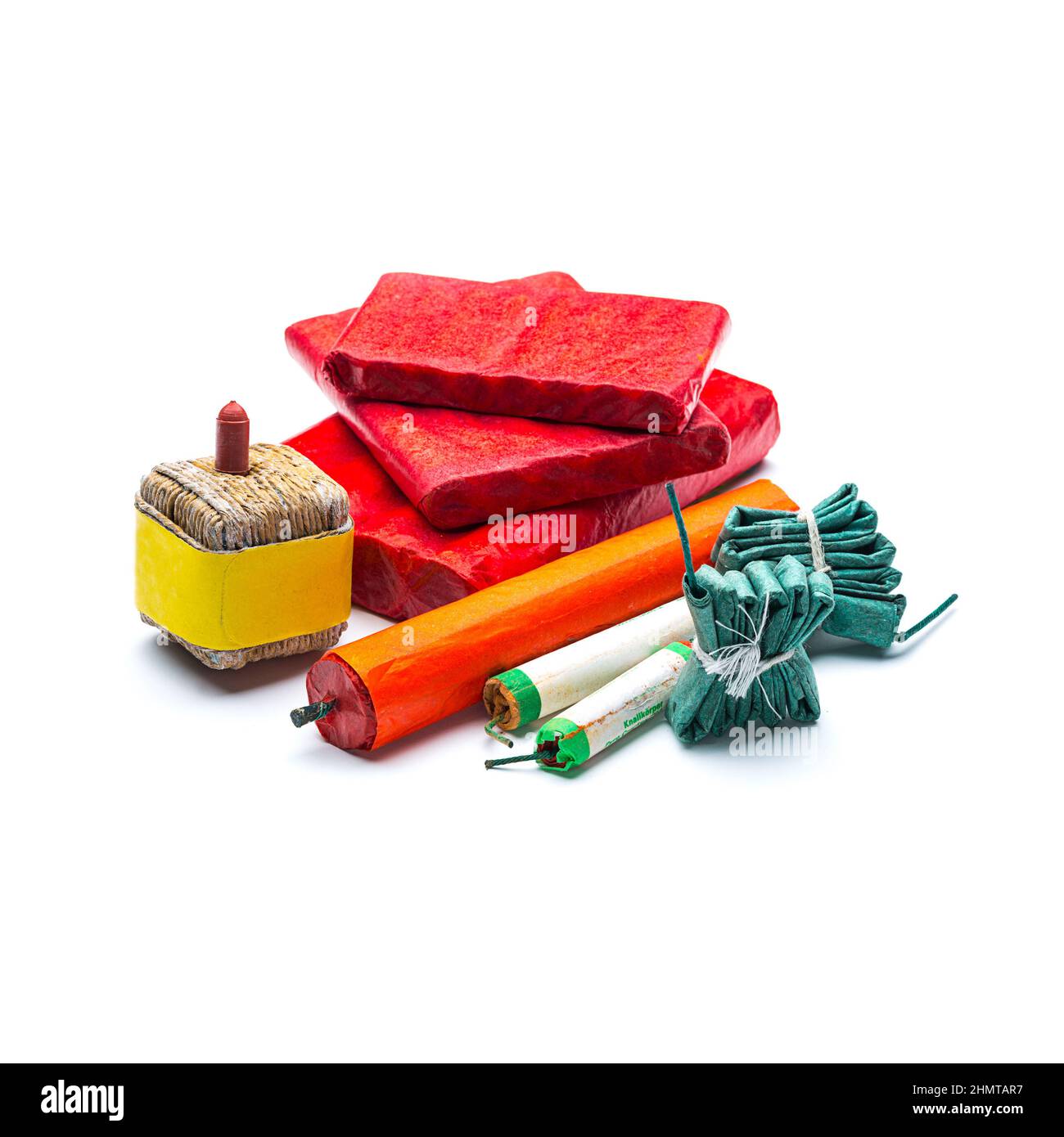 Fireworks cracker assortment Stock Photo - Alamy