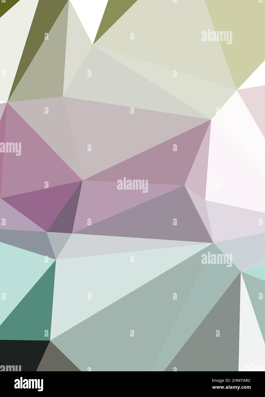 Abstract Low Polygon color Generative Art background illustration Stock Vector Image & Art - Alamy