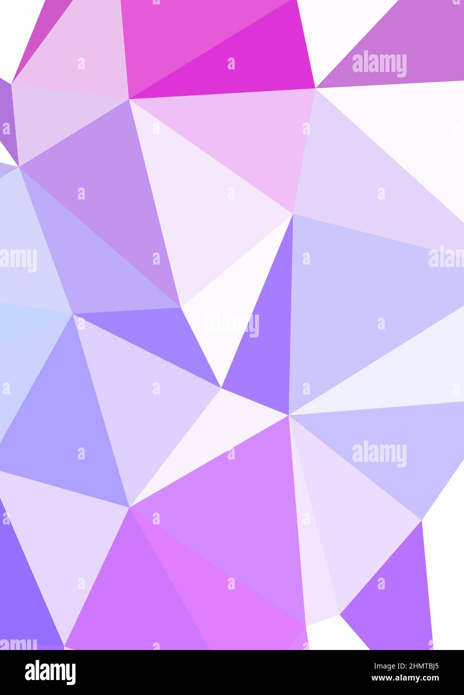 Abstract Low Polygon color Generative Art background illustration Stock ...