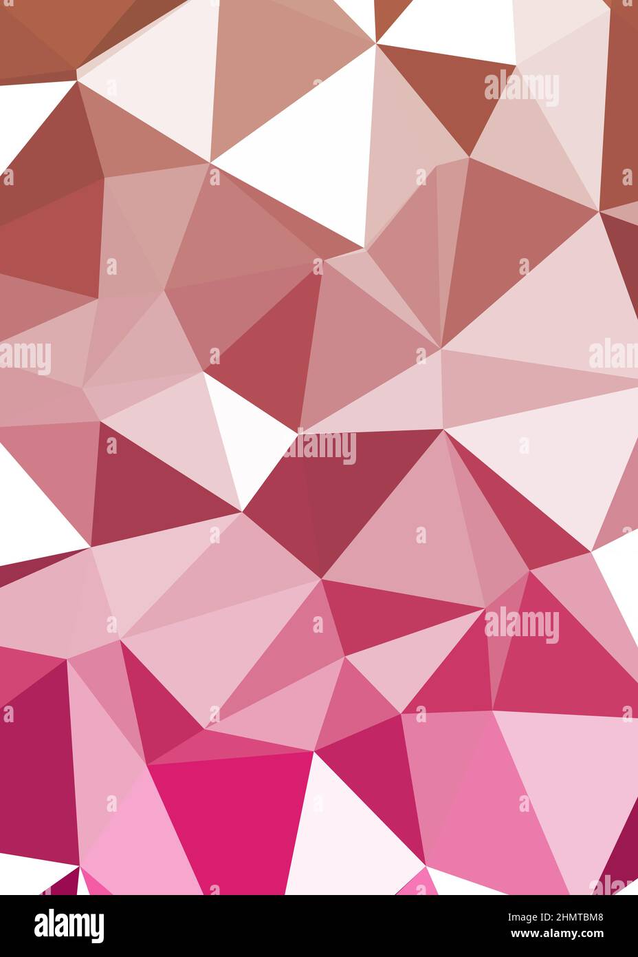 Abstract Low Polygon color Generative Art background illustration Stock ...