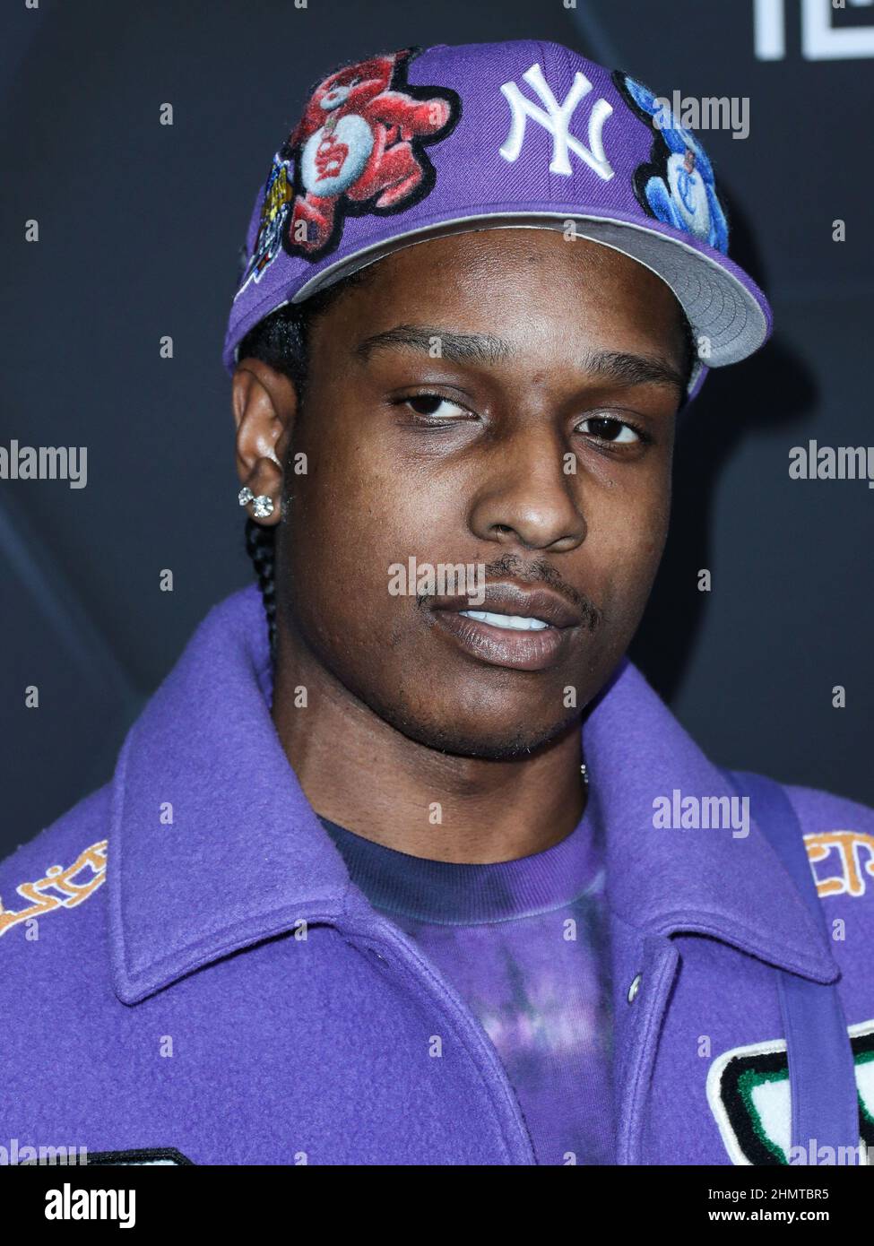 HOLLYWOOD, LOS ANGELES, CALIFORNIA, USA - FEBRUARY 11: American rapper A$AP Rocky (ASAP Rocky ...