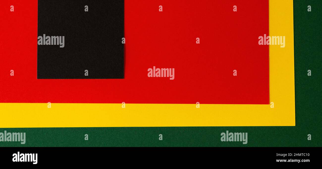 Black History Month color background. African American history month ...