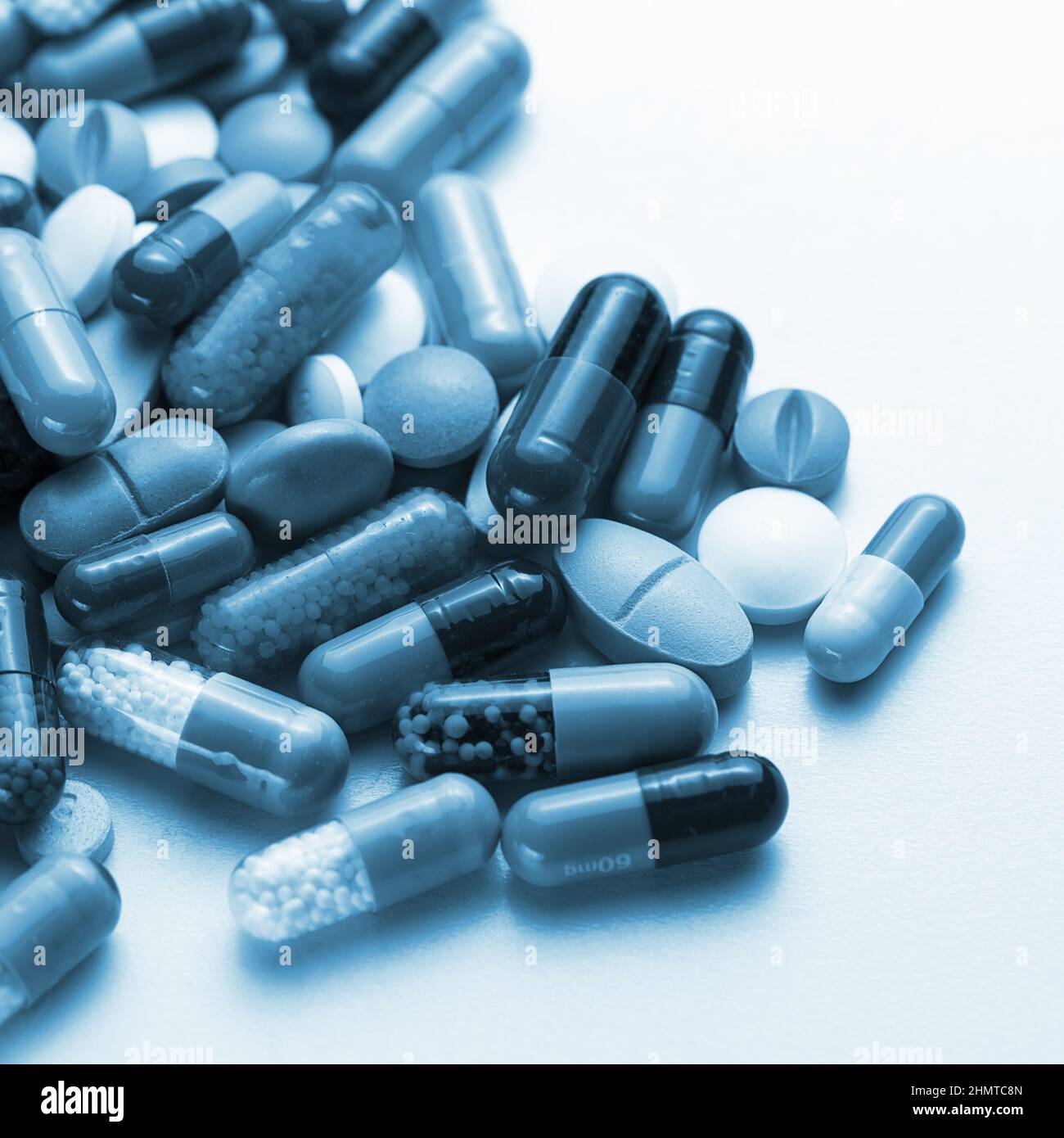 capsule pills mix heap Tablets therapy drugs doctor flu antibiotic ...